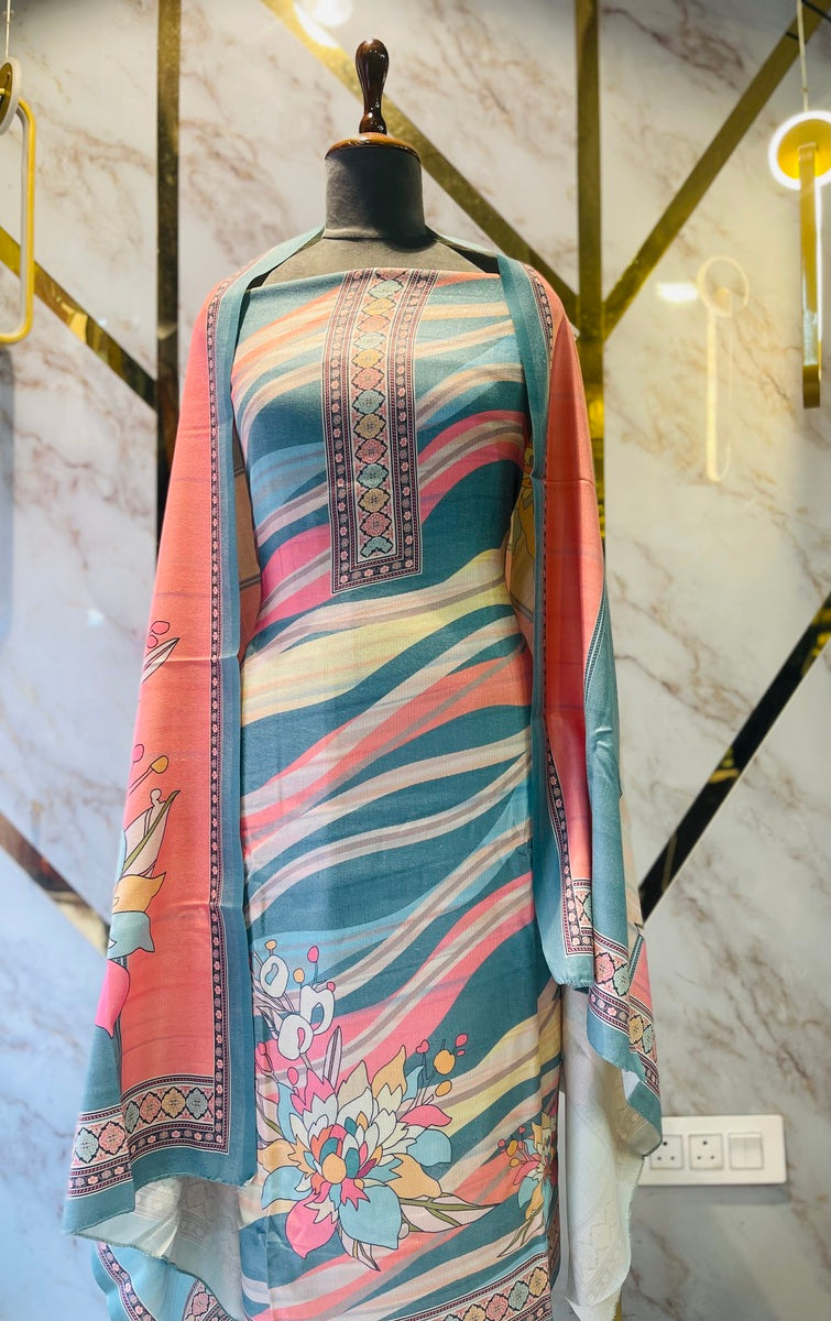 Premium Shimar Pashmina kani print Suit – Aur Dikhao.