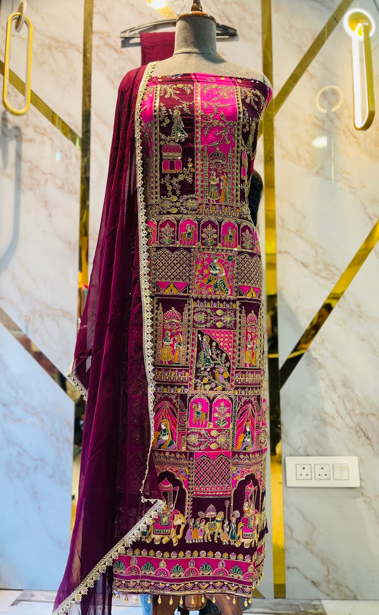 All Original Premium Raja Rani party 🎉 suit – Aur Dikhao.
