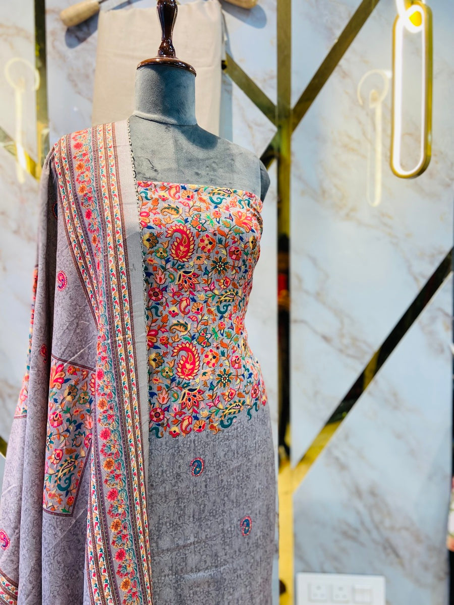 Premium kashmiri kani print Suit ️ – Aur Dikhao.
