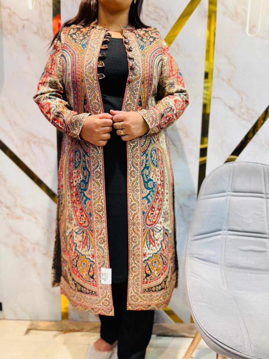 Beautiful Kashmiri kani winter 🥶 Ready made jacket suit – Aur Dikhao.