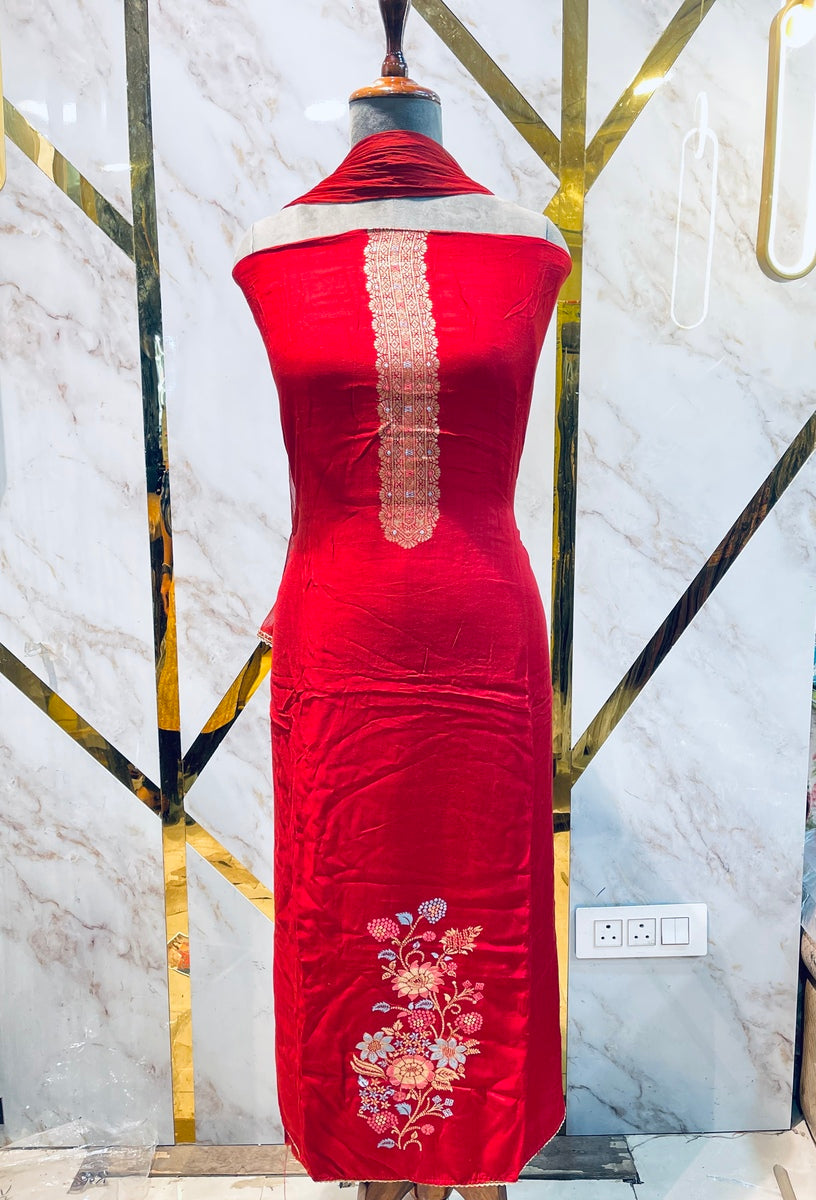 premium karigiri Dola Silk Suit – Aur Dikhao.