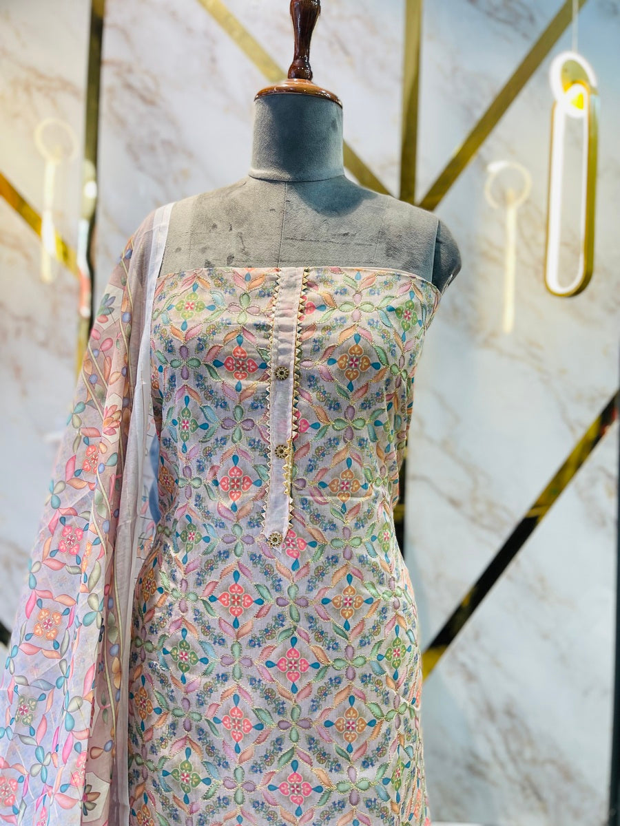 Premium Kalam kari Party suit – Aur Dikhao.