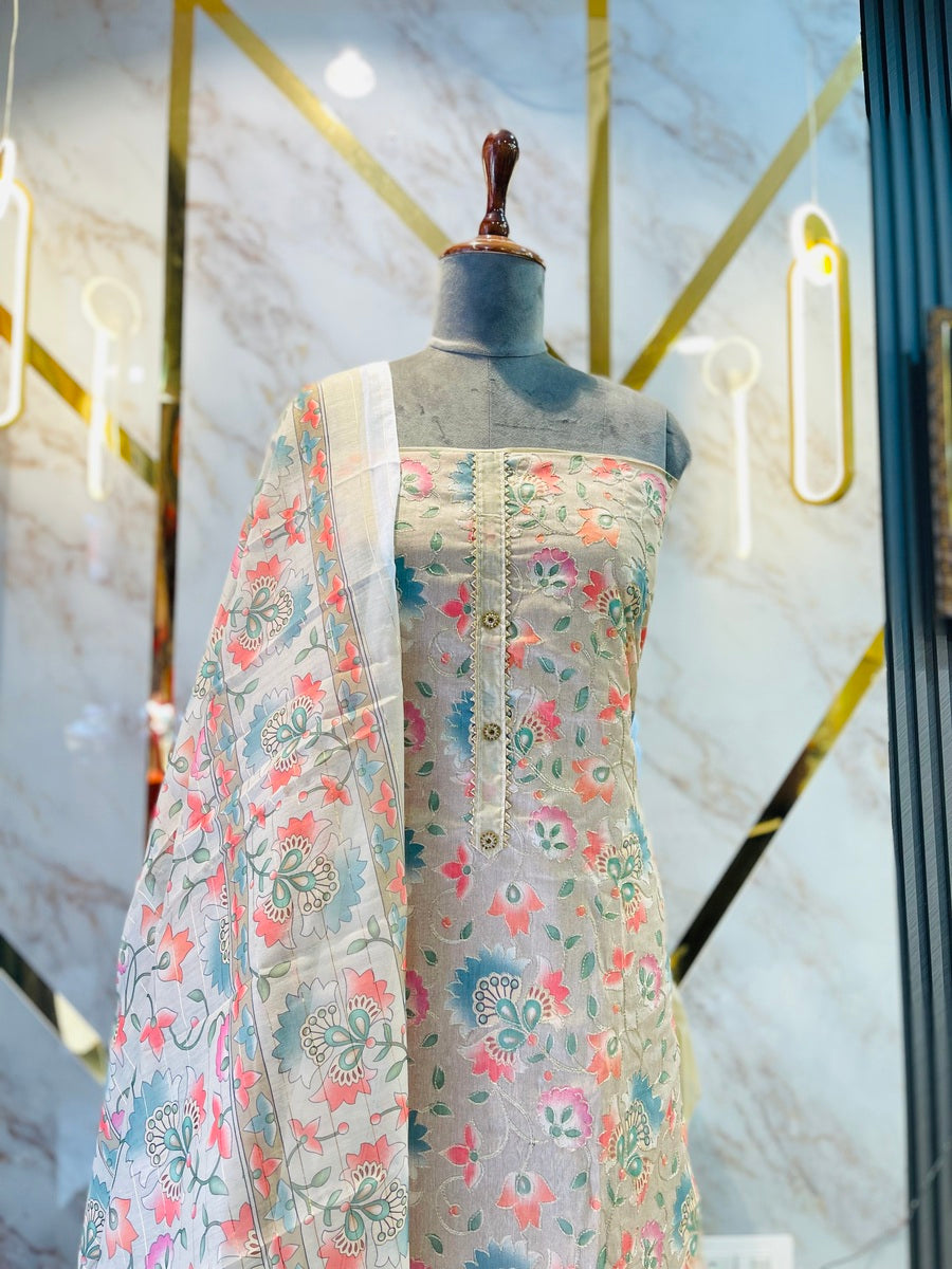 Premium Kalam kari Party suit – Aur Dikhao.